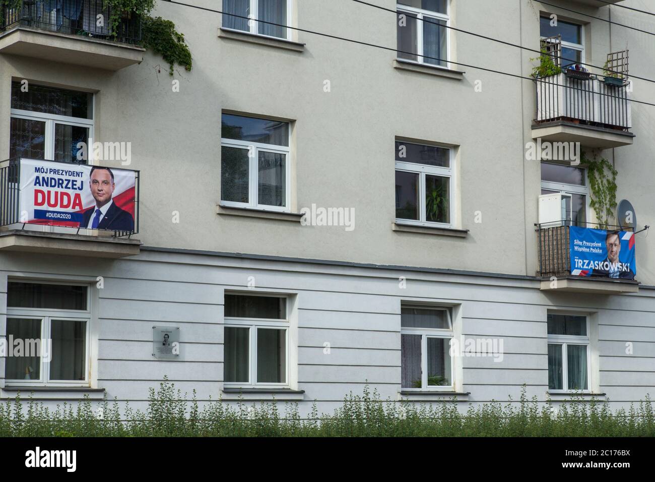 Political billboard poland hi-res stock photography and images - Alamy
