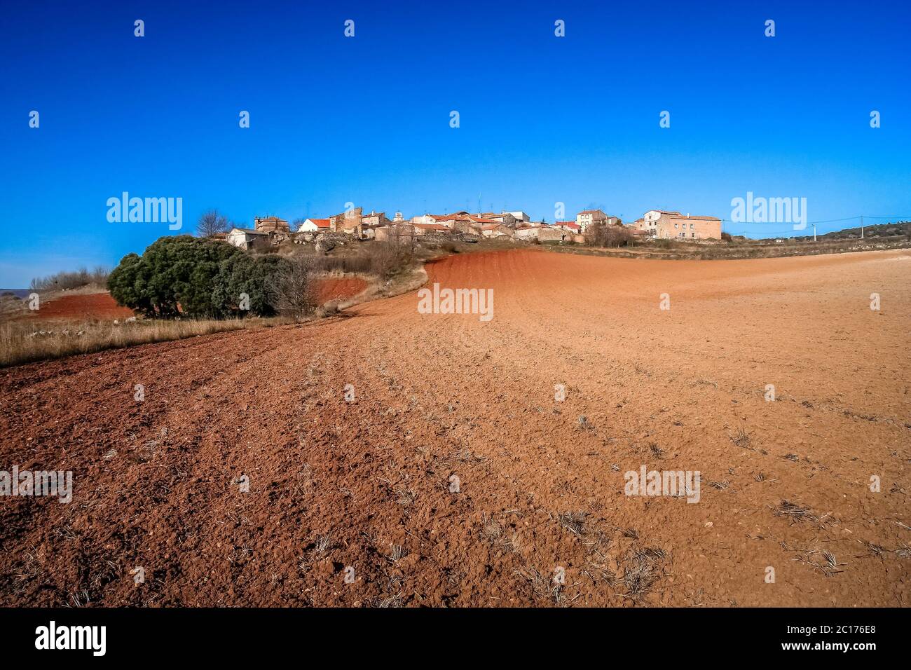 Spanish countryside in early spring Stock Photo - Alamy