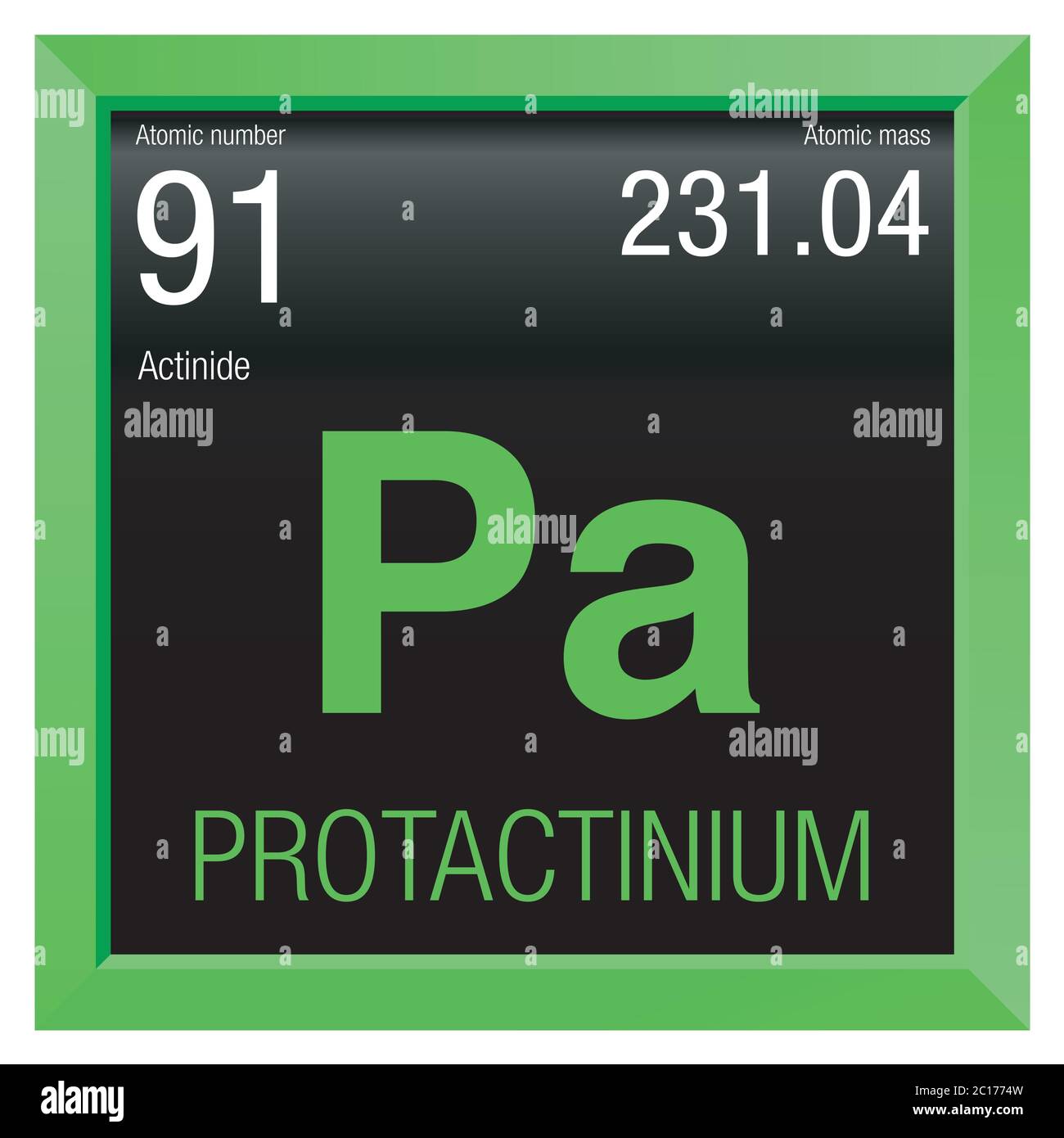 91 protactinium Stock Vector Images - Alamy