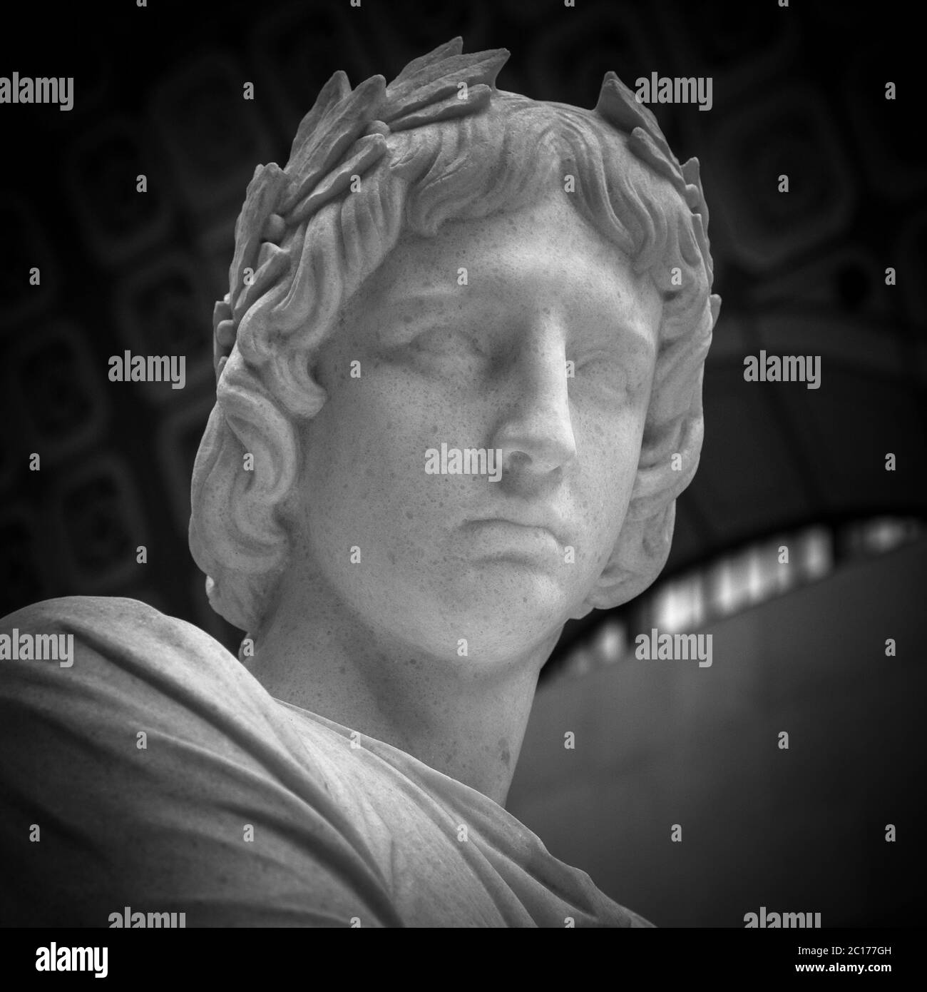 Ancient roman sculpture of the emperor Stock Photo - Alamy