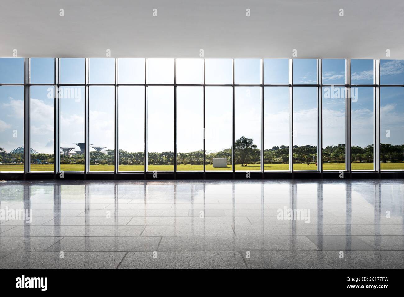 empty office near green park Stock Photo - Alamy