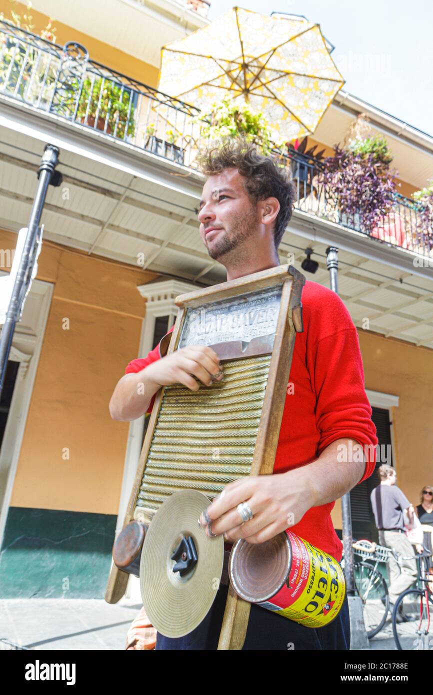 New Orleans Louisiana,French Quarter,Royal Street,street performer ...