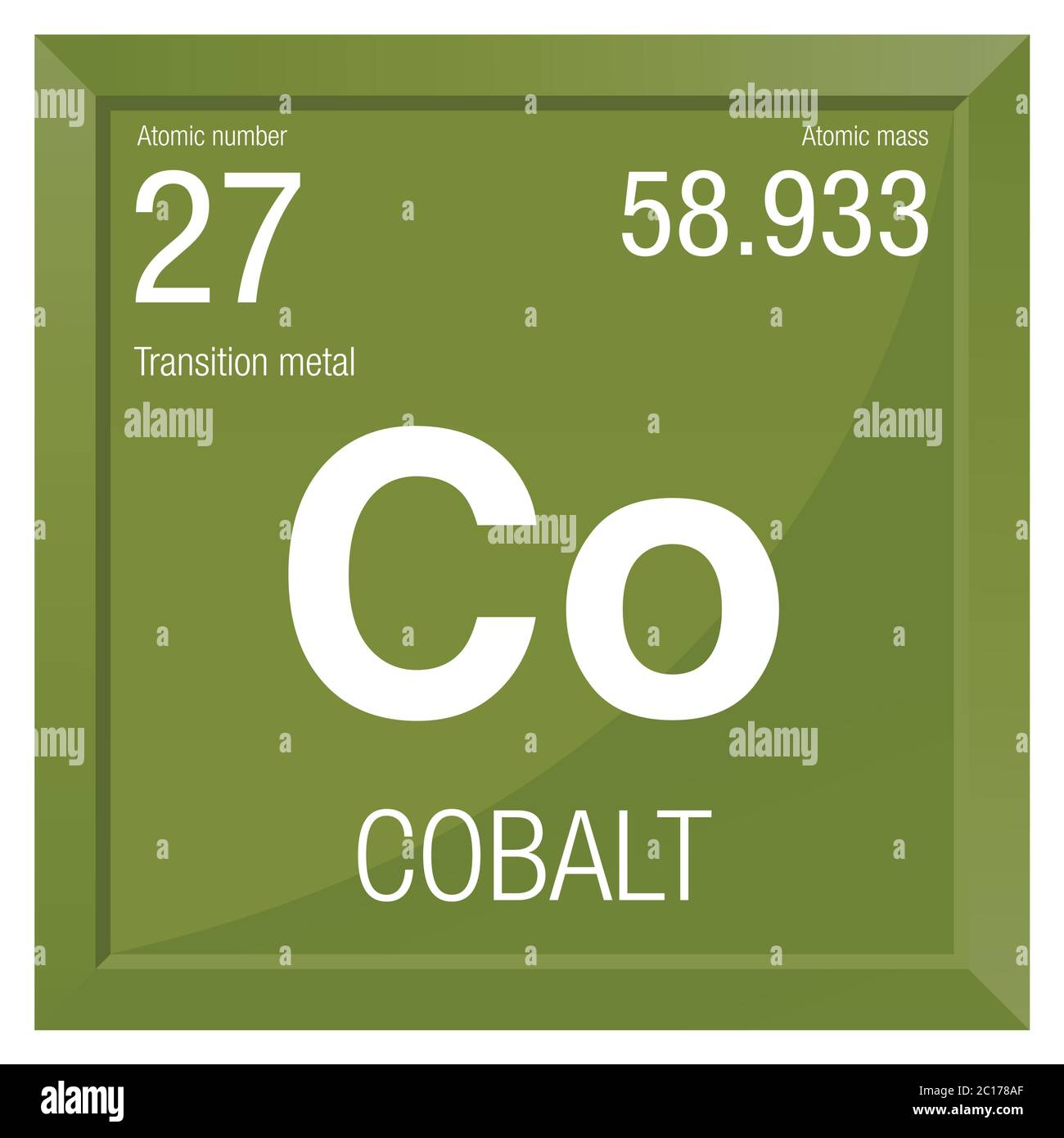 Cobalt Periodic Table Square