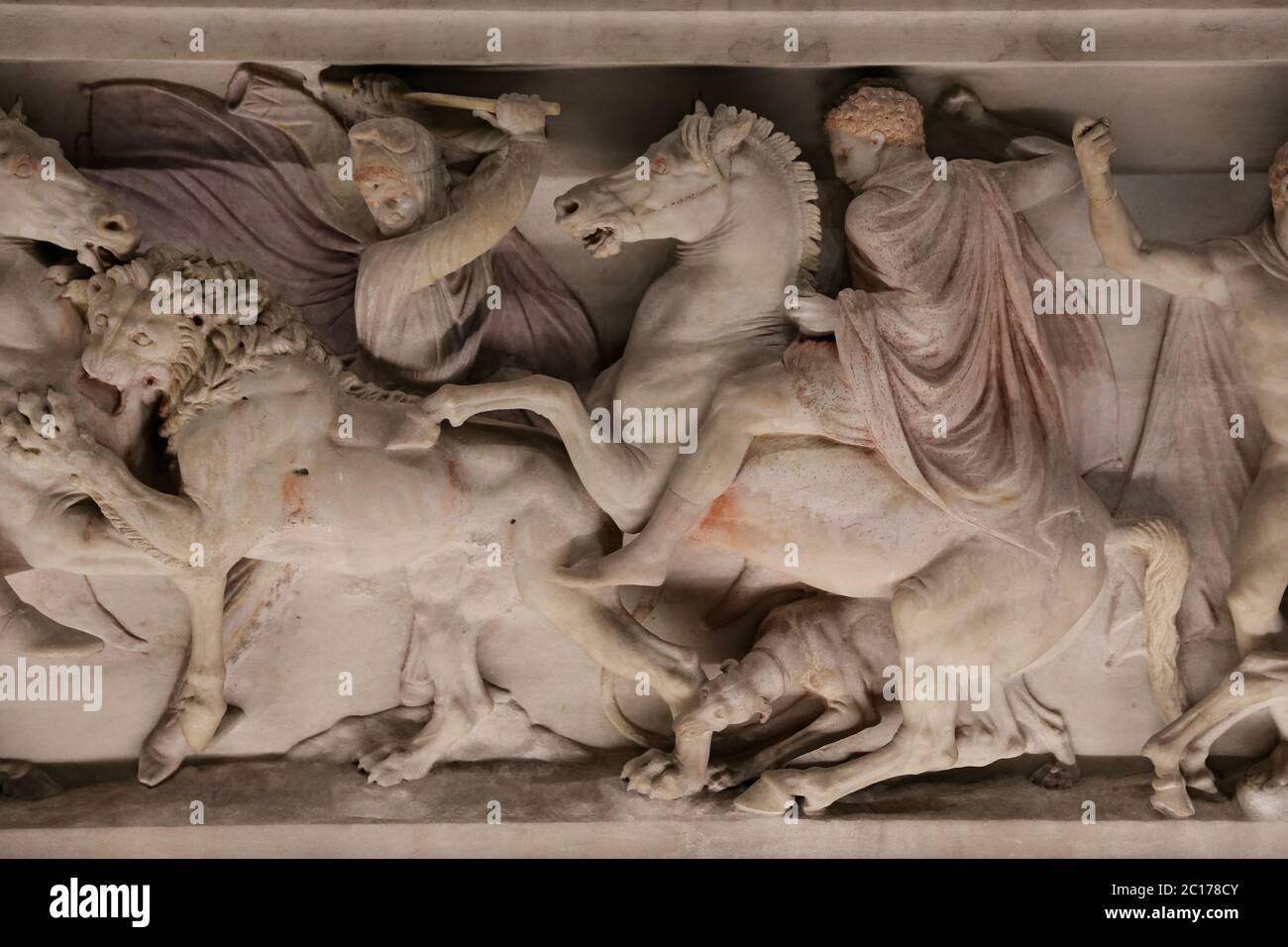 Alexander Sarcophagus in Istanbul Archaeological Museums, Istanbul City ...