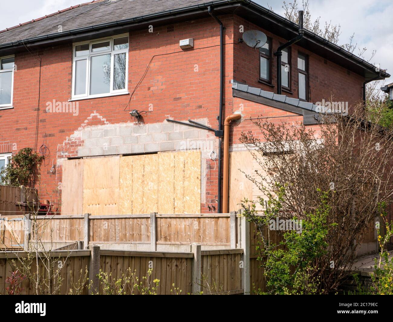 House undergoing construction work Stock Photo - Alamy