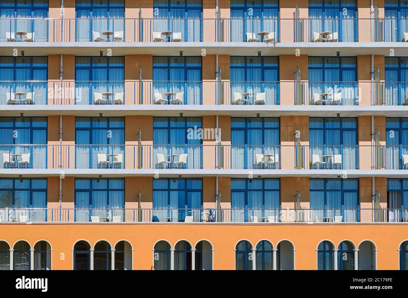 Facade of Modern Building Stock Photo - Alamy
