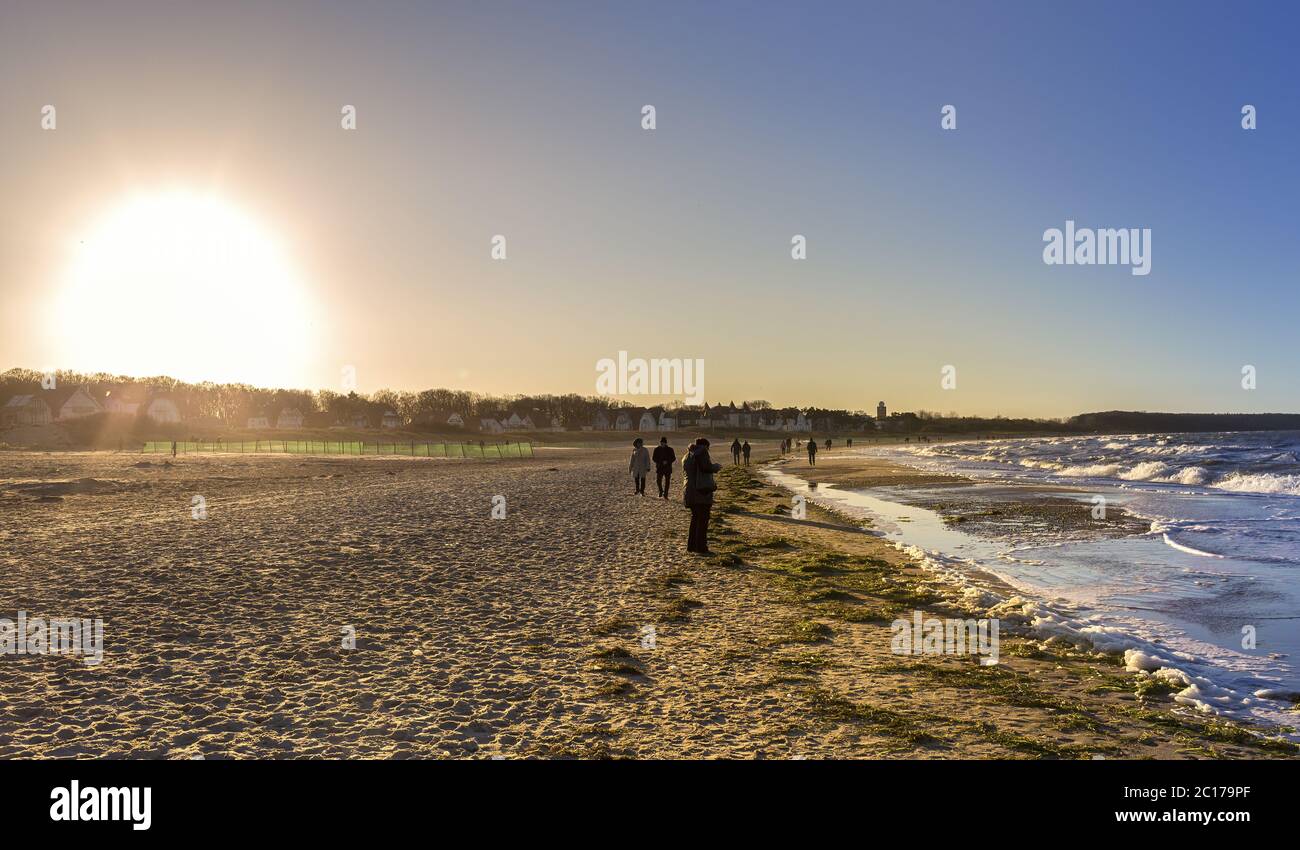 December on the beach Stock Photo - Alamy