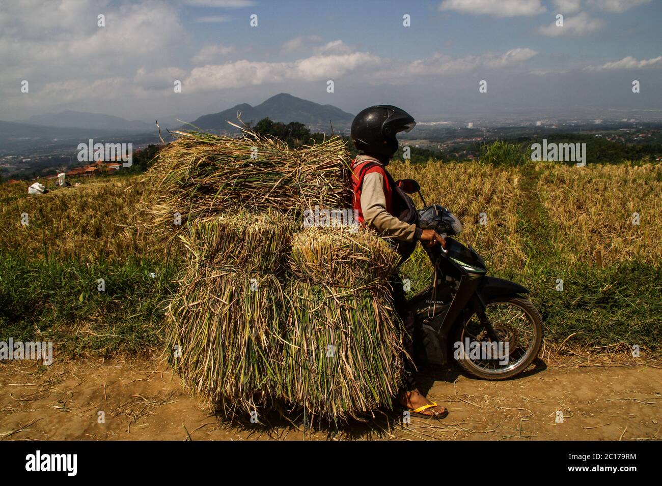 Farmer on a motorcycle hi-res stock photography and images - Alamy
