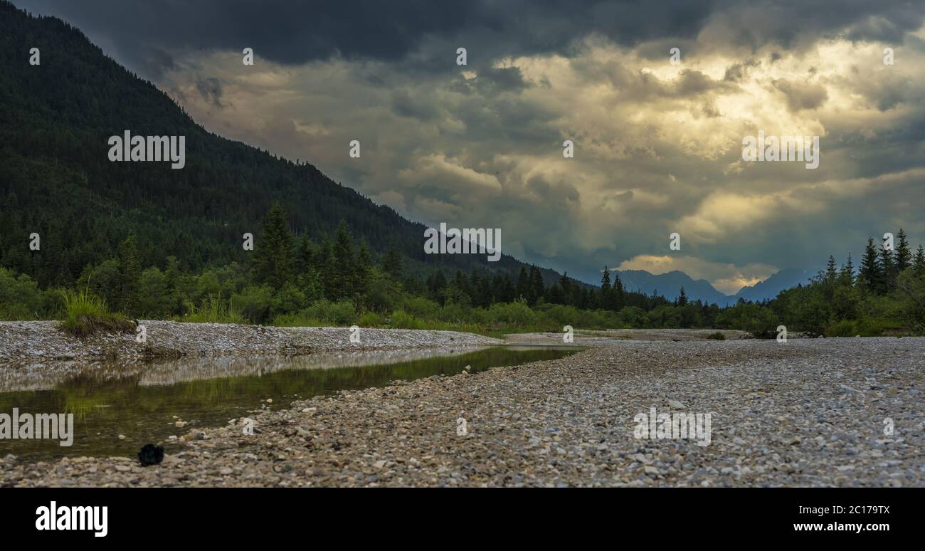 Isar riverbed hi-res stock photography and images - Alamy