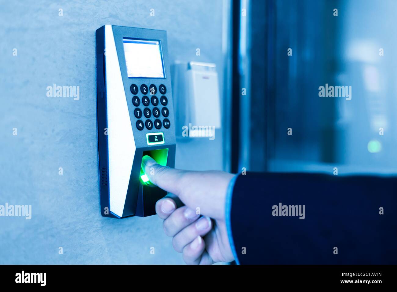 finger print scanner Stock Photo - Alamy