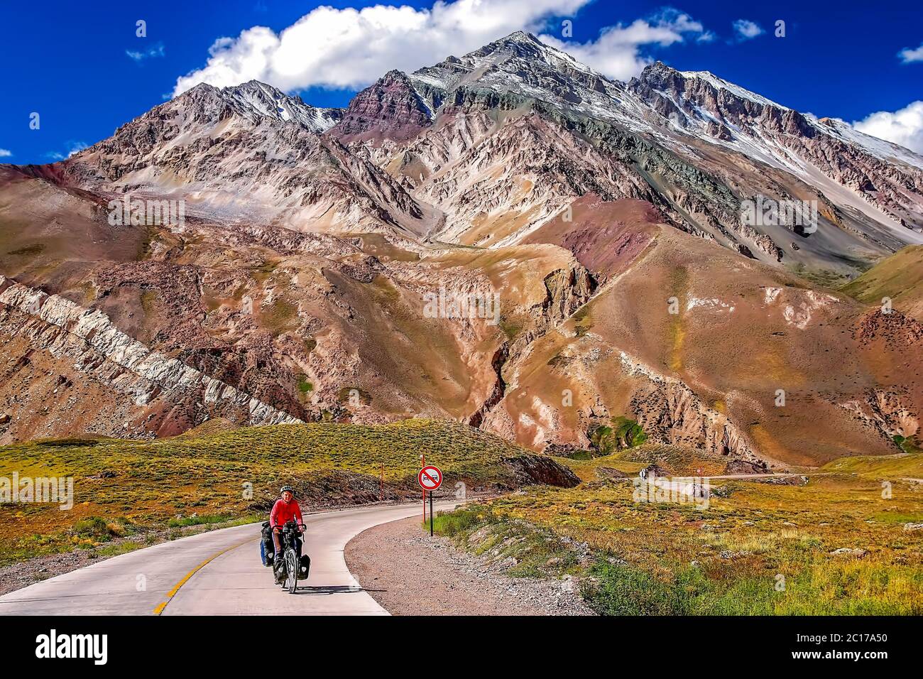 On the road to Chile Stock Photo - Alamy