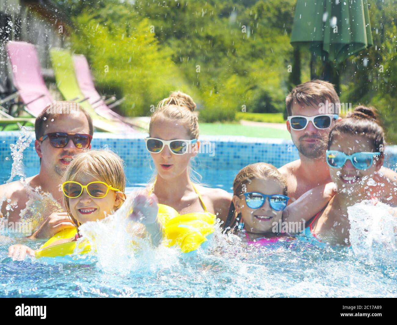 Kids having fun with dad hi-res stock photography and images - Alamy