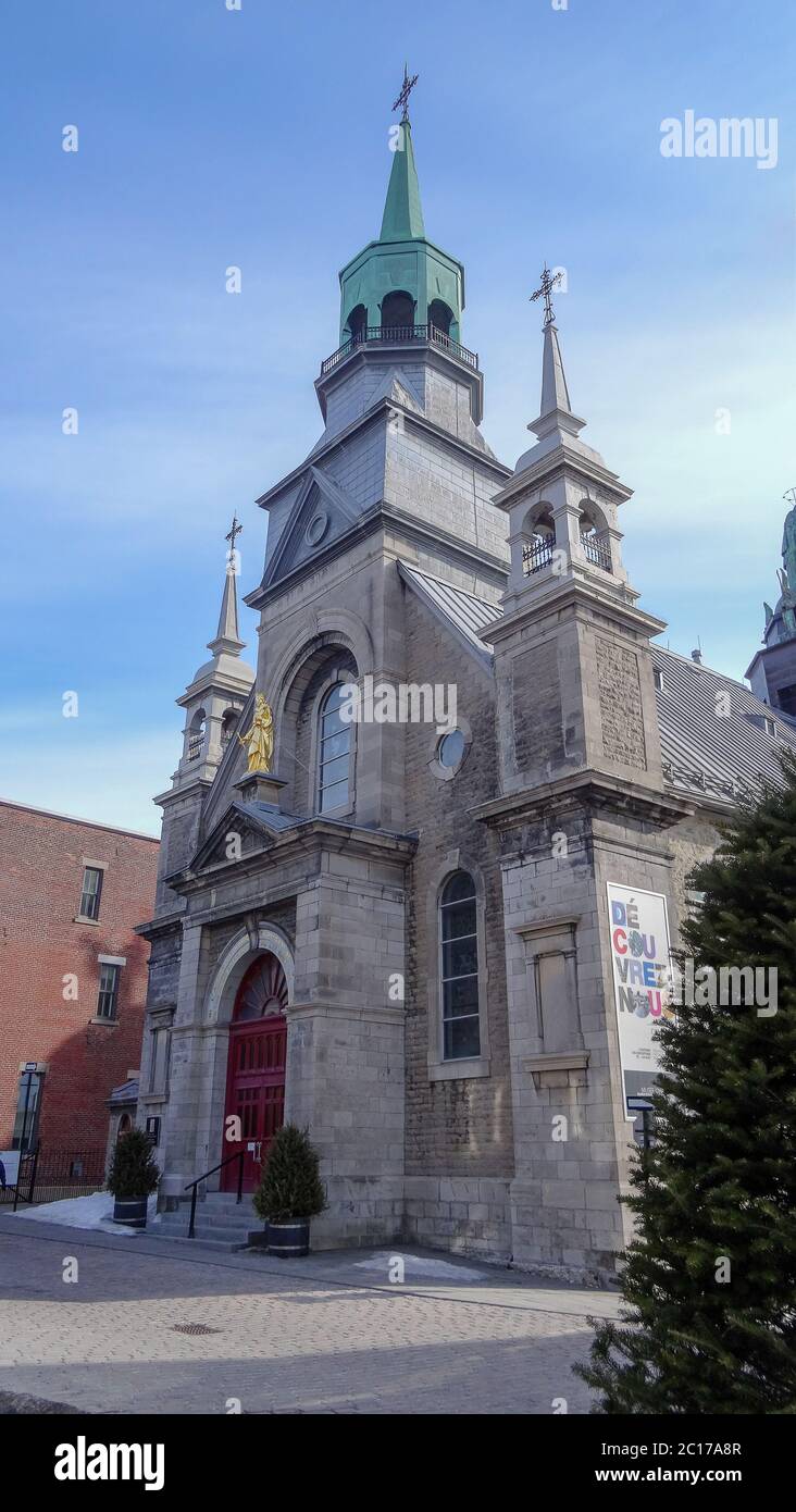 Montreal is the cultural capital of Canada. Beautiful city Stock Photo ...