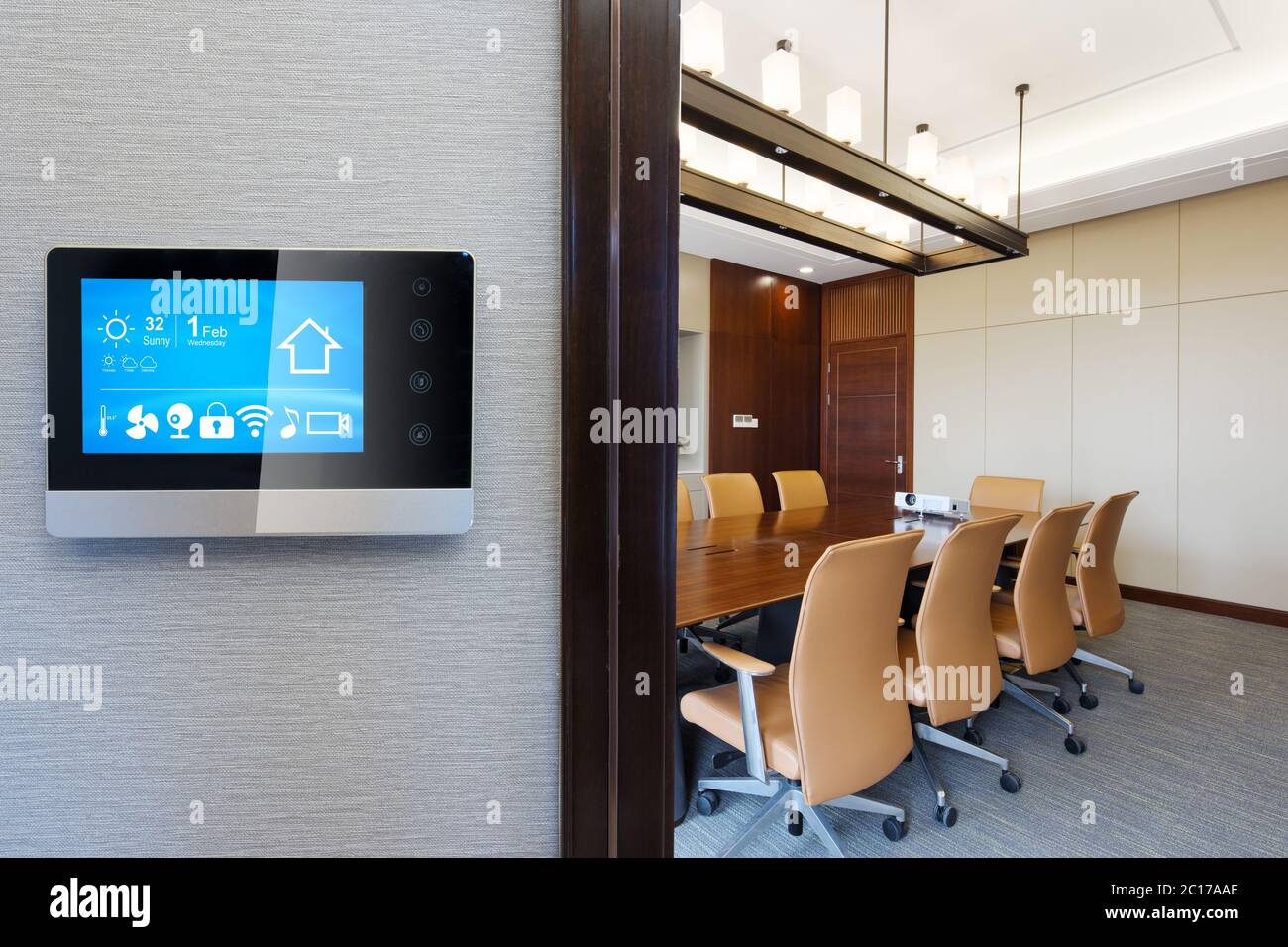 digital screen in smart home Stock Photo - Alamy