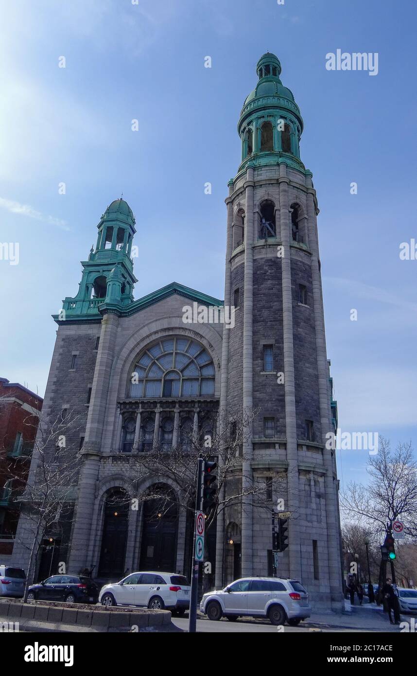 Montreal is the cultural capital of Canada. Beautiful city Stock Photo ...