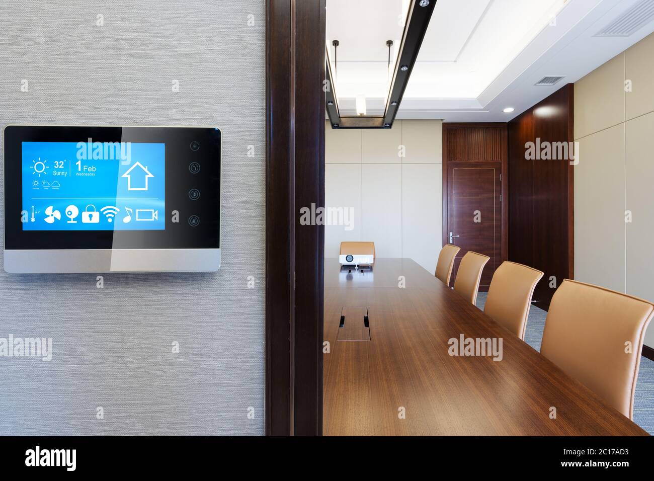 digital screen in smart home Stock Photo - Alamy