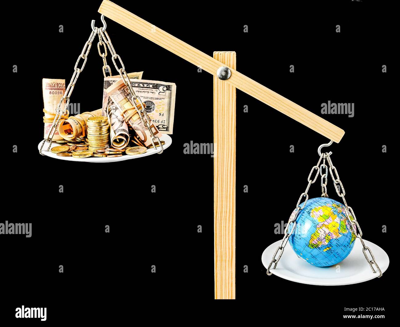 Earth scale balance hi-res stock photography and images - Alamy