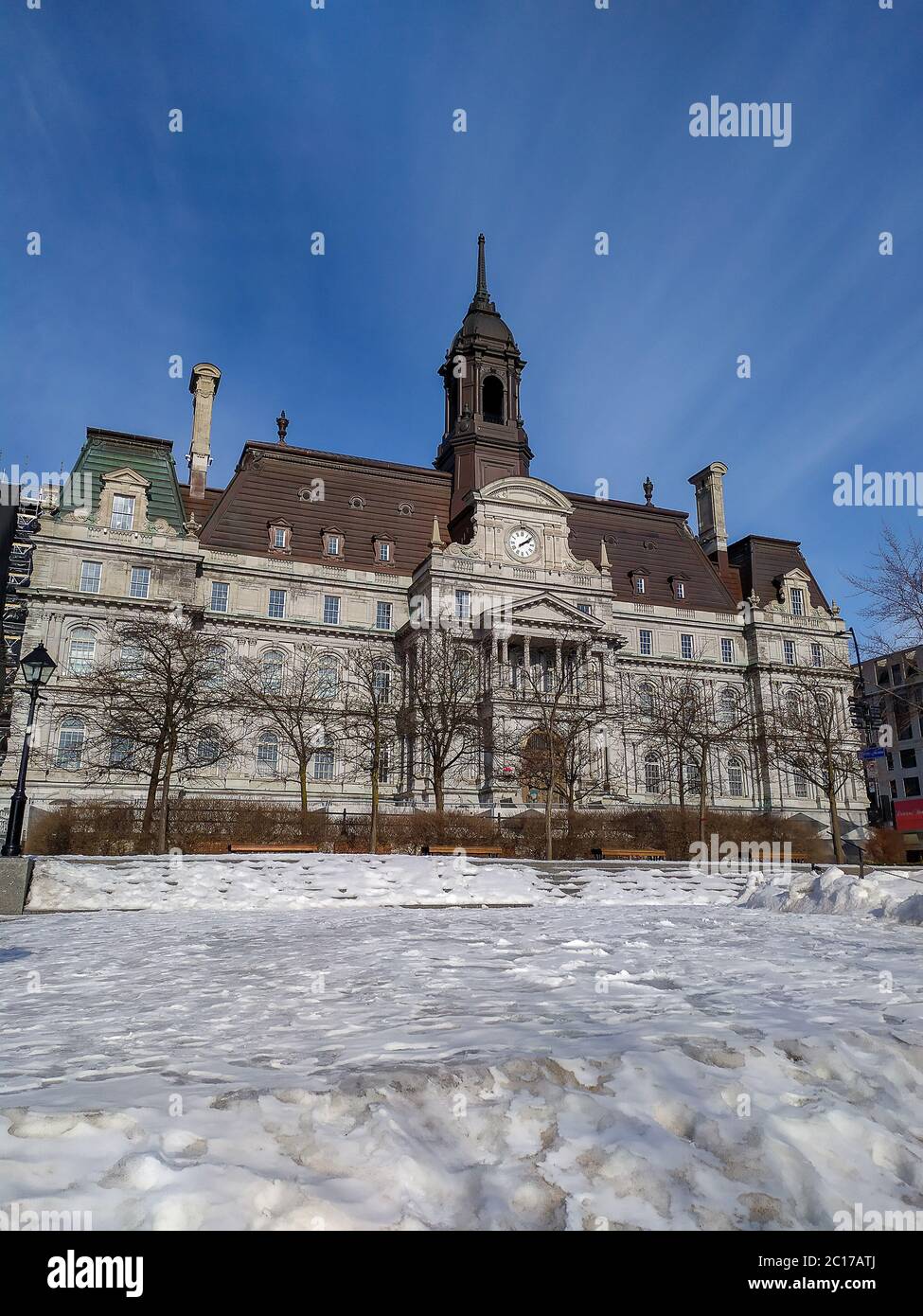 Montreal is the cultural capital of Canada. Beautiful city Stock Photo ...