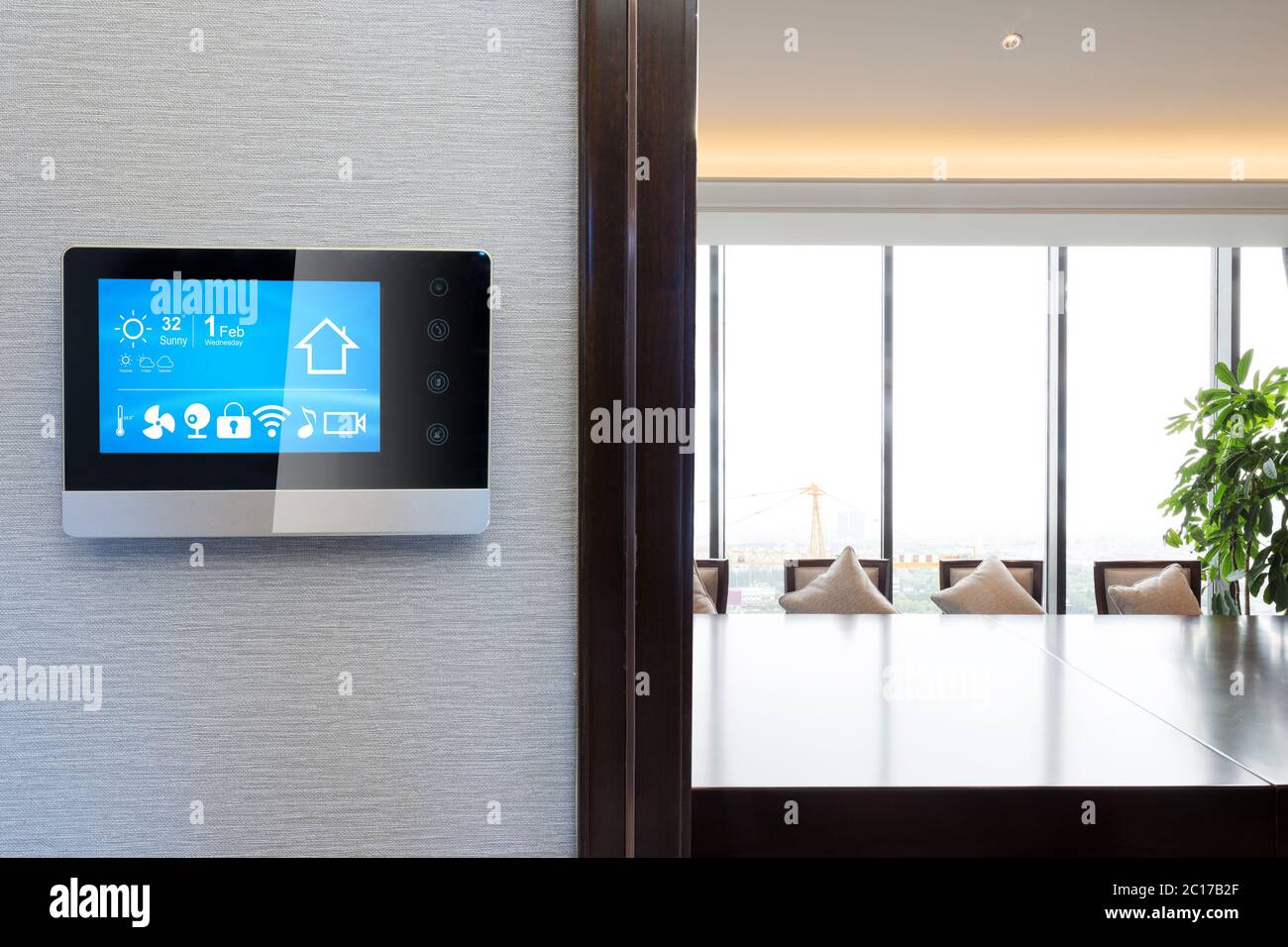 digital screen in smart home Stock Photo - Alamy