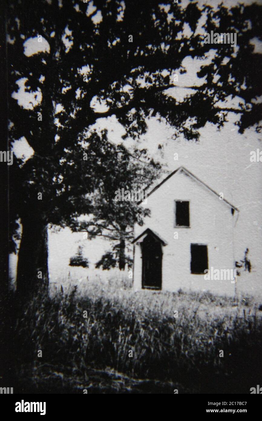 Fine 70s vintage black and white extreme photography of a farm hose on ...