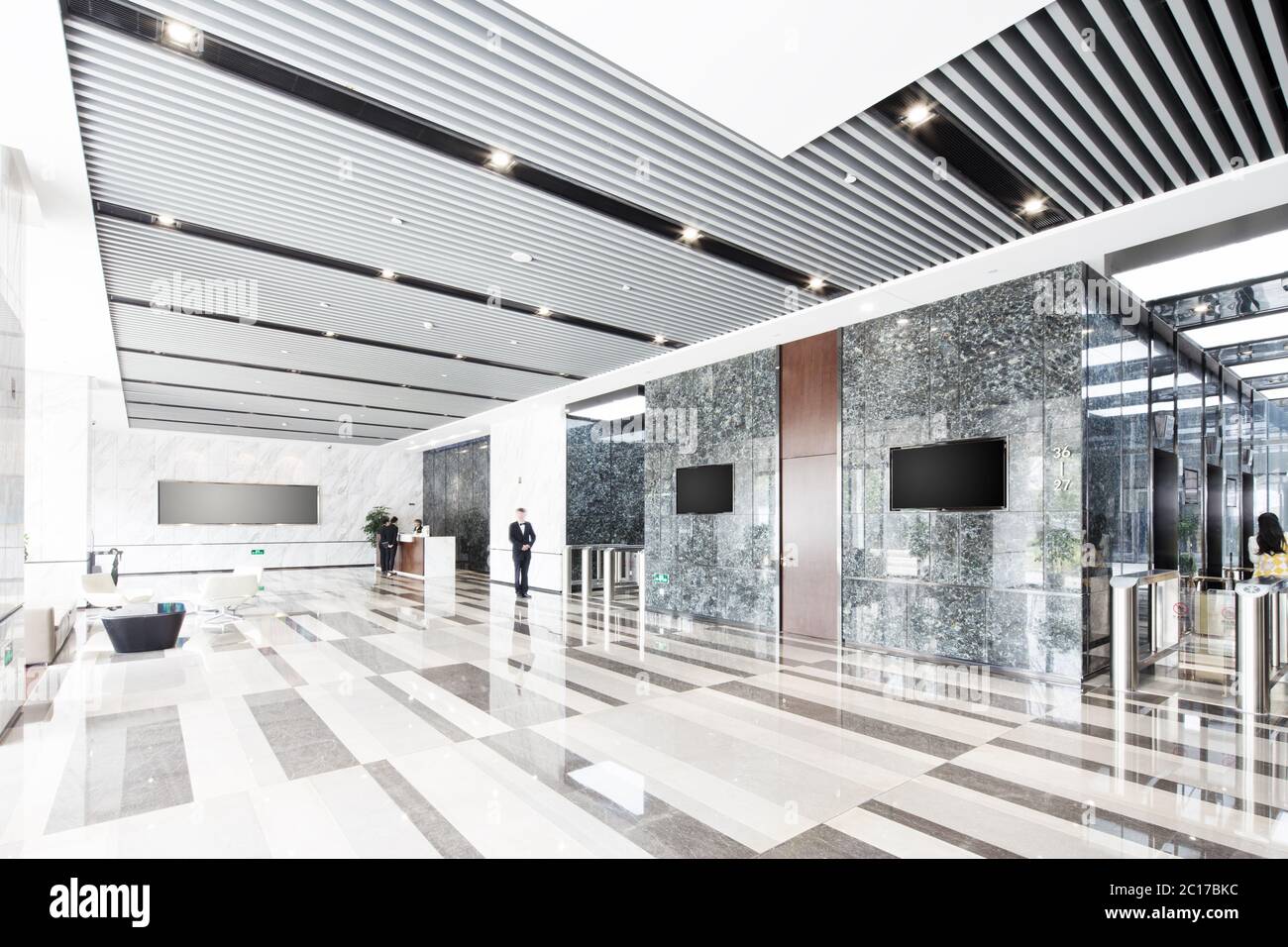 interior of modern entrance hall Stock Photo - Alamy