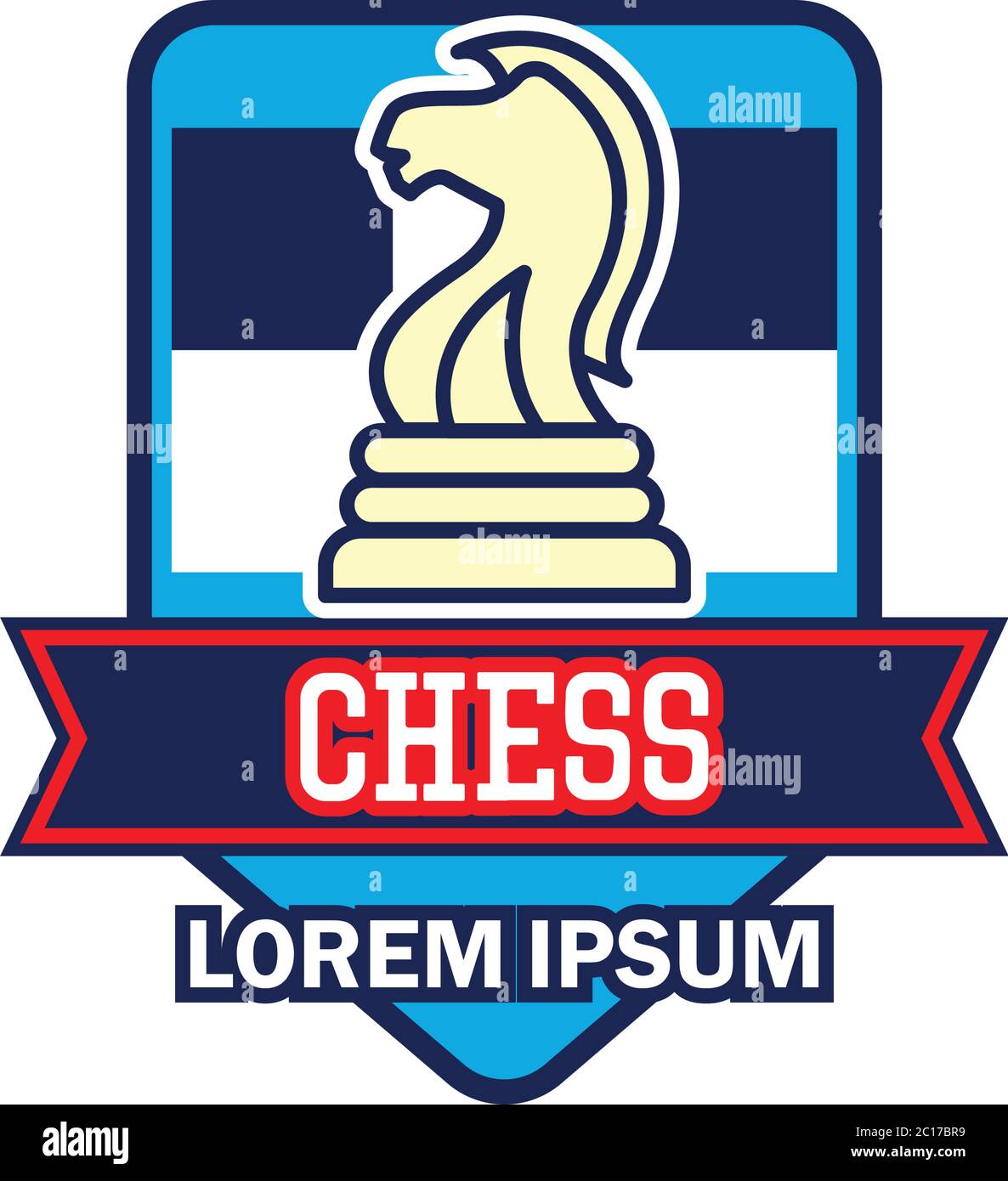 chess logo with text space for your slogan / tag line, vector ...