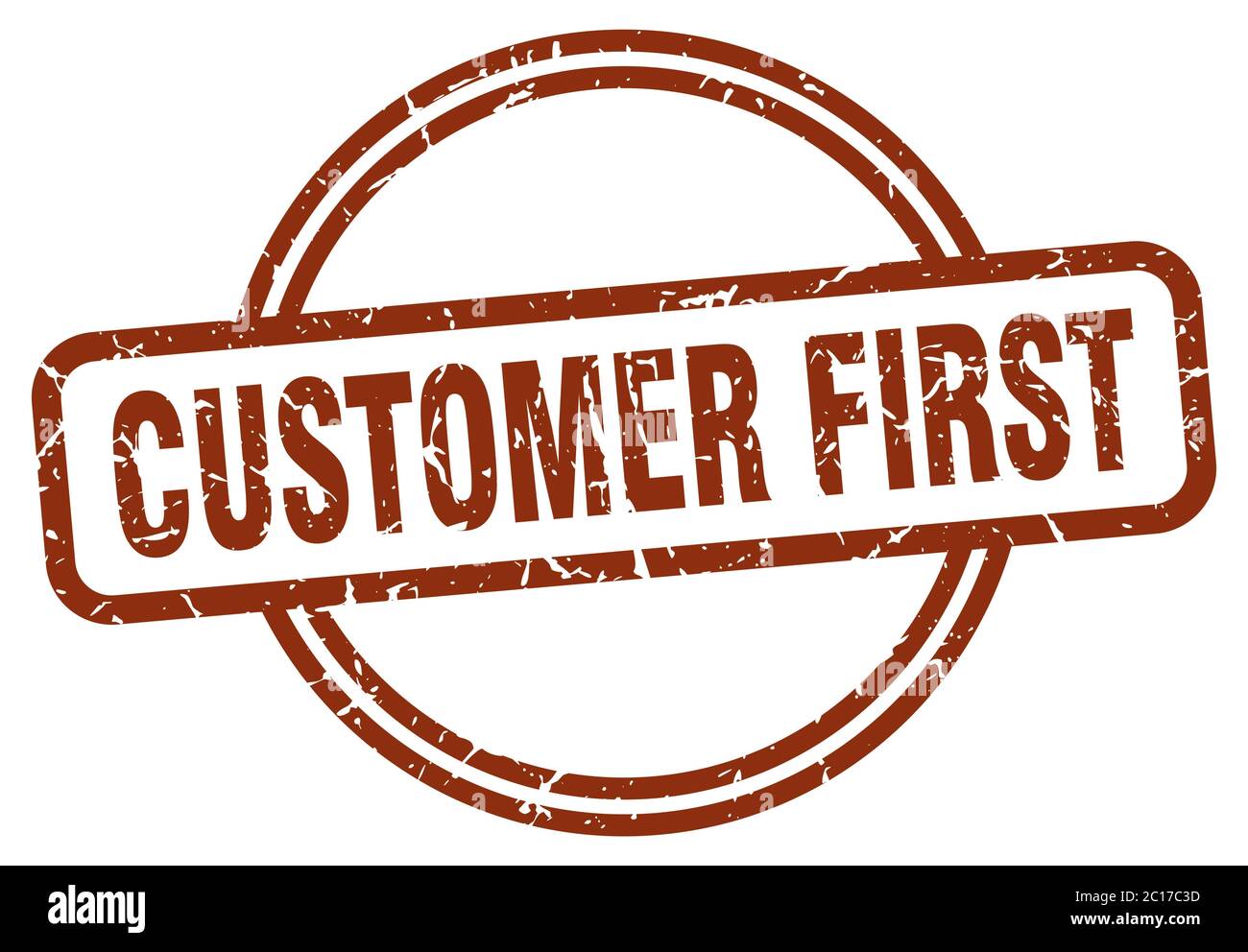 customer first grunge stamp. customer first round vintage stamp Stock ...