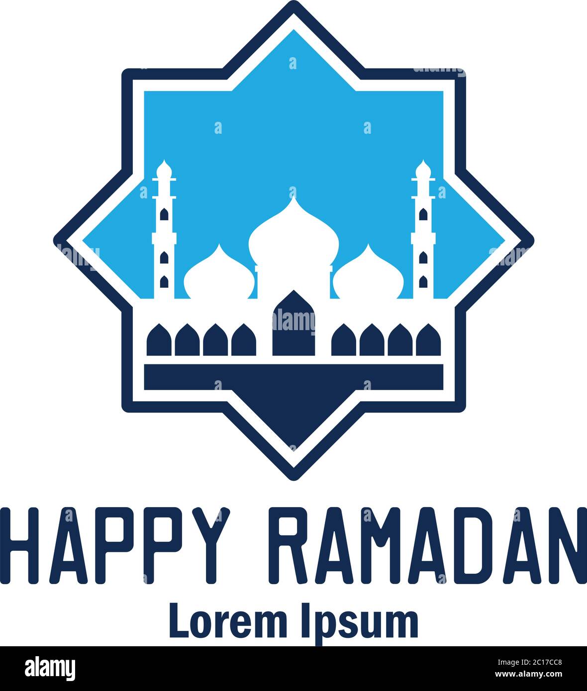 ramadan kareem ramadan mubarak logo with text space for your slogan ...