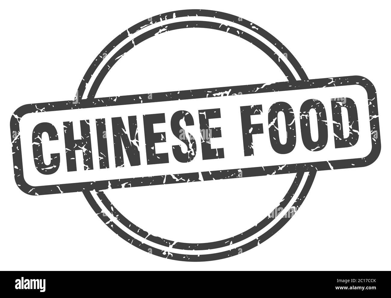chinese food grunge stamp. chinese food round vintage stamp Stock ...