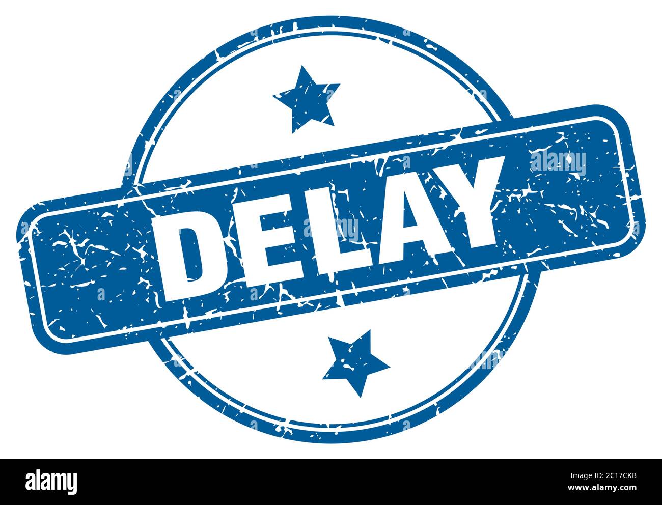 delay grunge stamp. delay round vintage stamp Stock Vector Image & Art ...