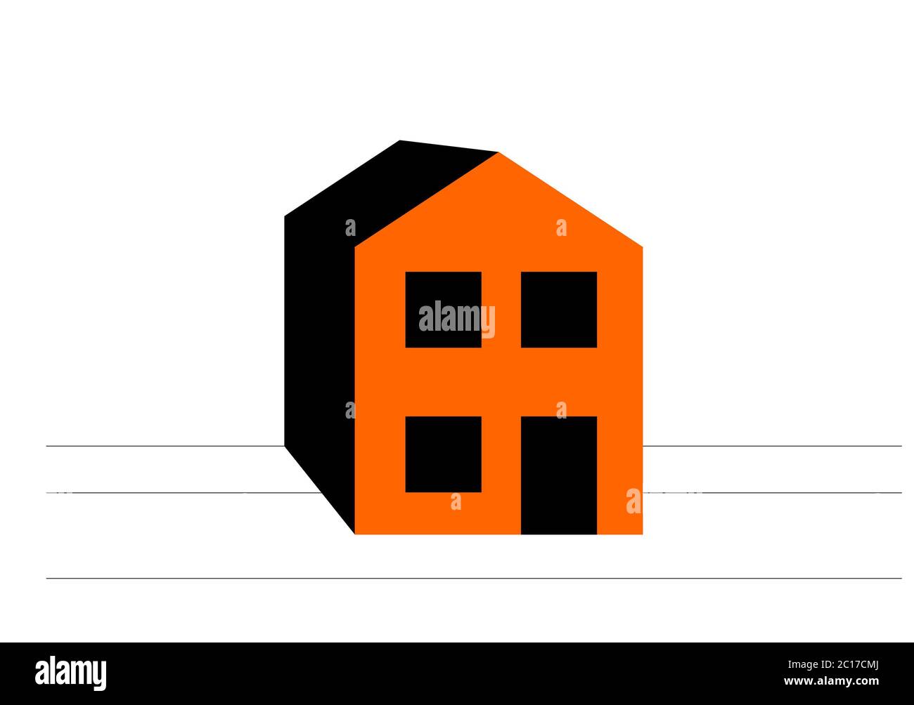 simple abstract house Stock Photo - Alamy