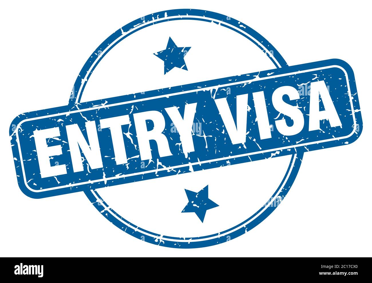 Entry visa grunge stamp Stock Vector Images - Alamy