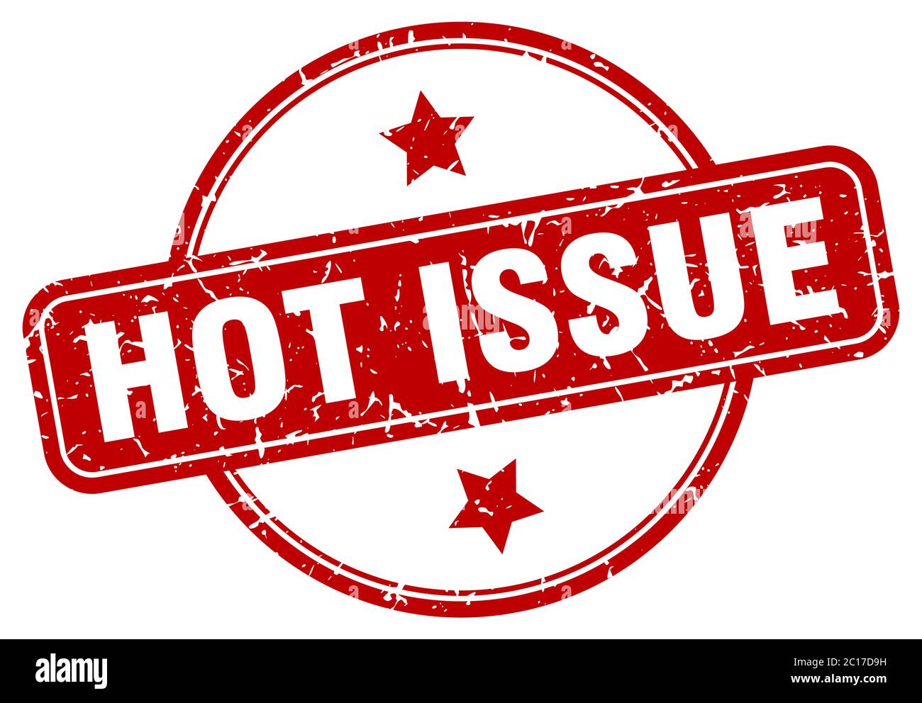 hot issue grunge stamp. hot issue round vintage stamp Stock Vector ...