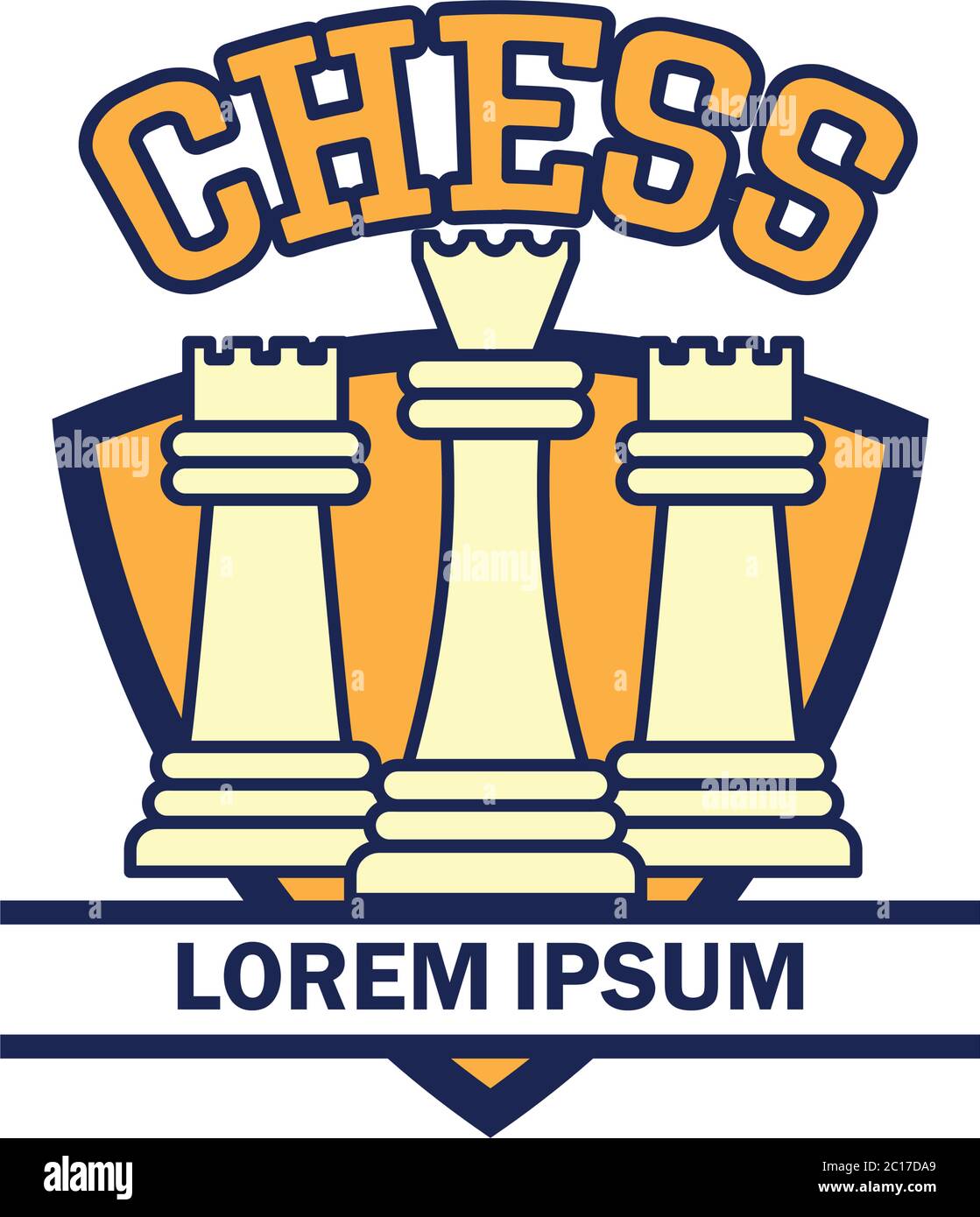 chess logo with text space for your slogan / tag line, vector ...