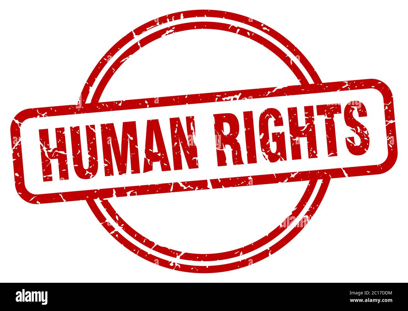 human rights grunge stamp. human rights round vintage stamp Stock ...