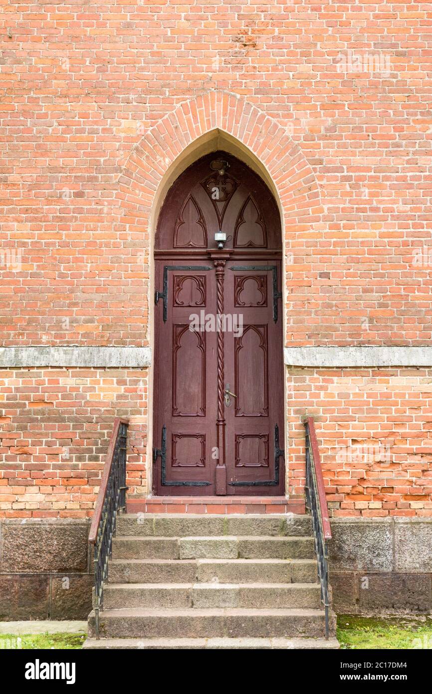 Church front entrance Stock Photo - Alamy