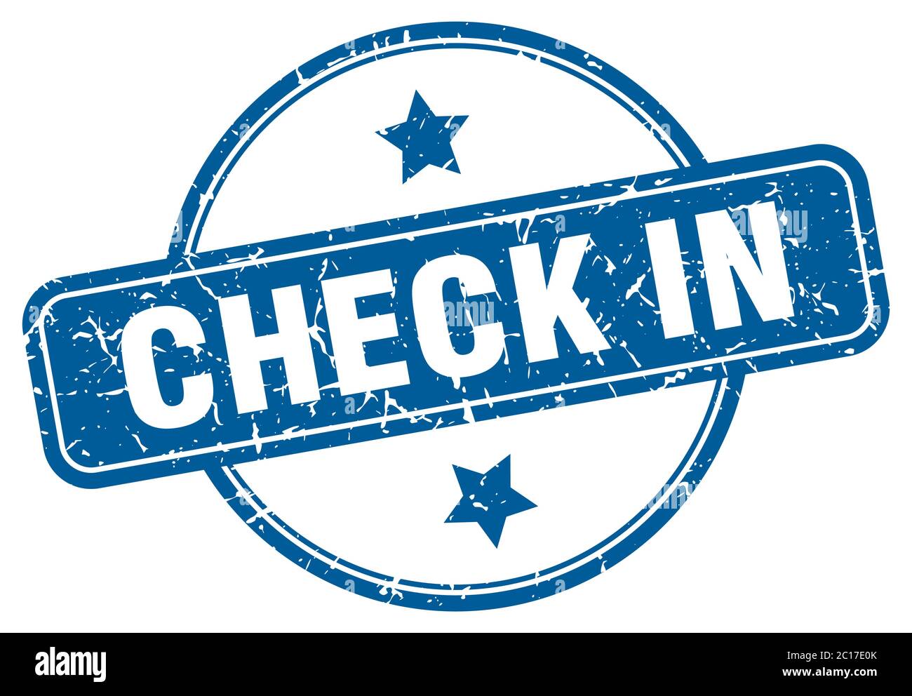 check in grunge stamp. check in round vintage stamp Stock Vector Image ...