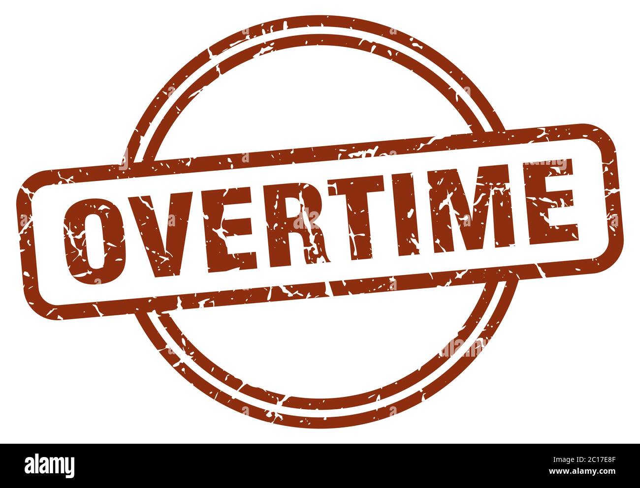 Overtime rubber stamp Stock Vector Images - Alamy