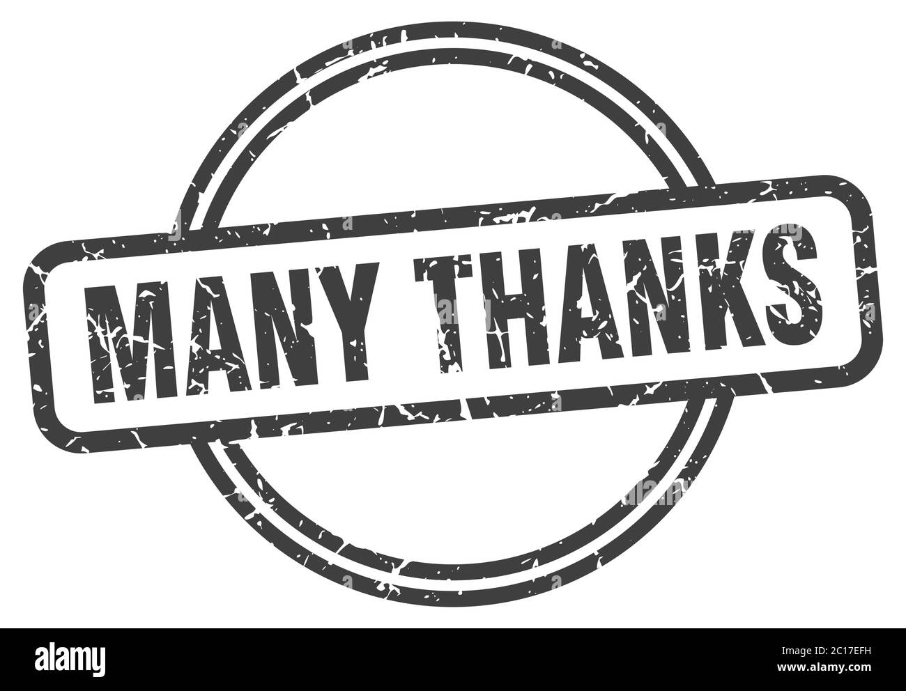 many thanks grunge stamp. many thanks round vintage stamp Stock Vector ...