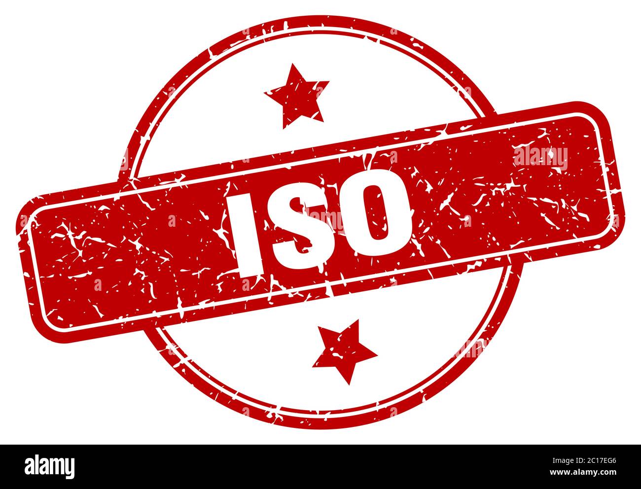 iso grunge stamp. iso round vintage stamp Stock Vector Image & Art - Alamy