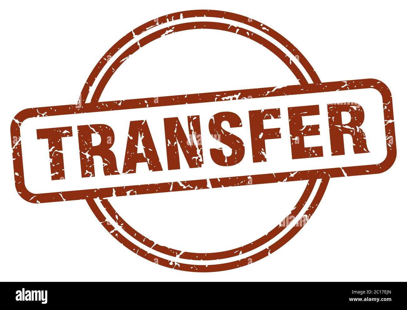 transfer grunge stamp. transfer round vintage stamp Stock Vector Image ...