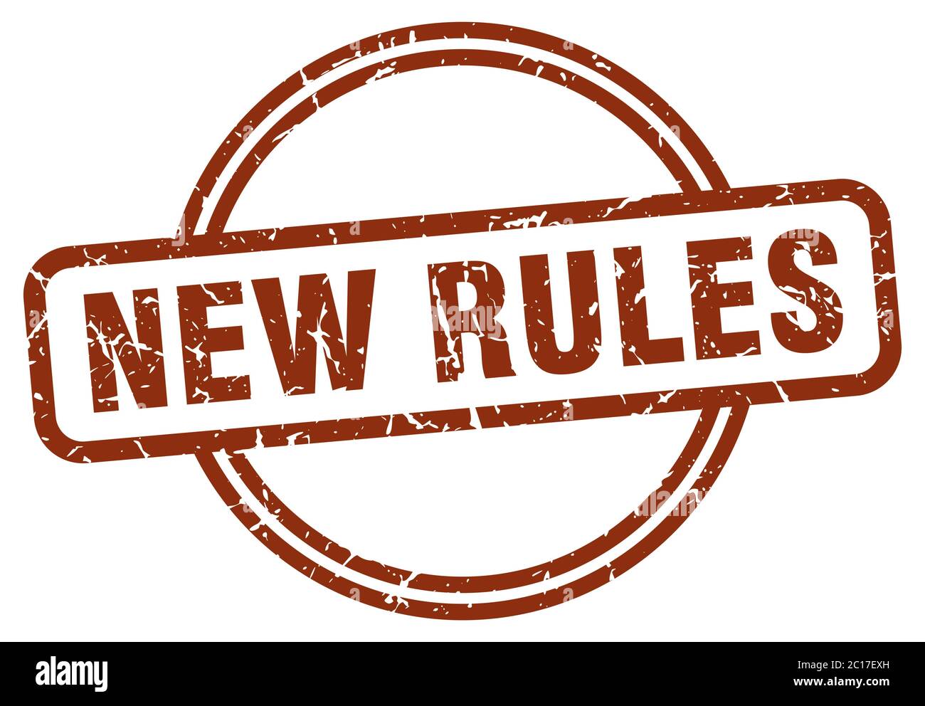 New rules seal hi-res stock photography and images - Alamy