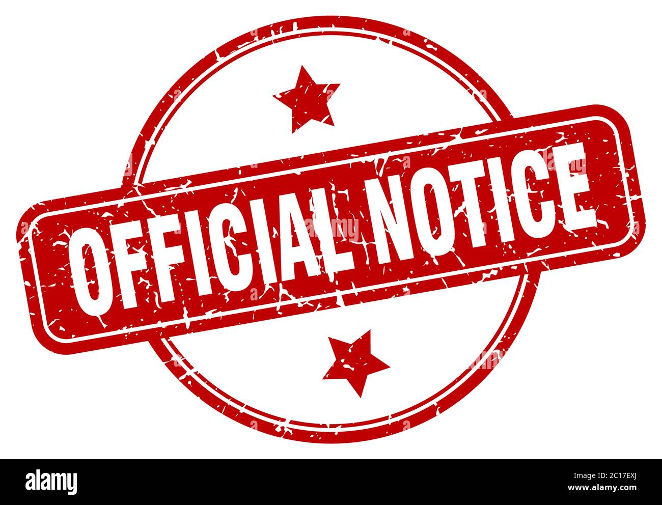 Official notice sign round hi-res stock photography and images - Alamy