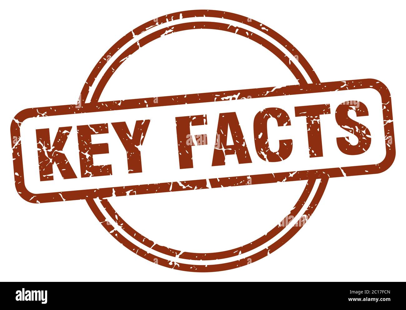 key facts grunge stamp. key facts round vintage stamp Stock Vector ...