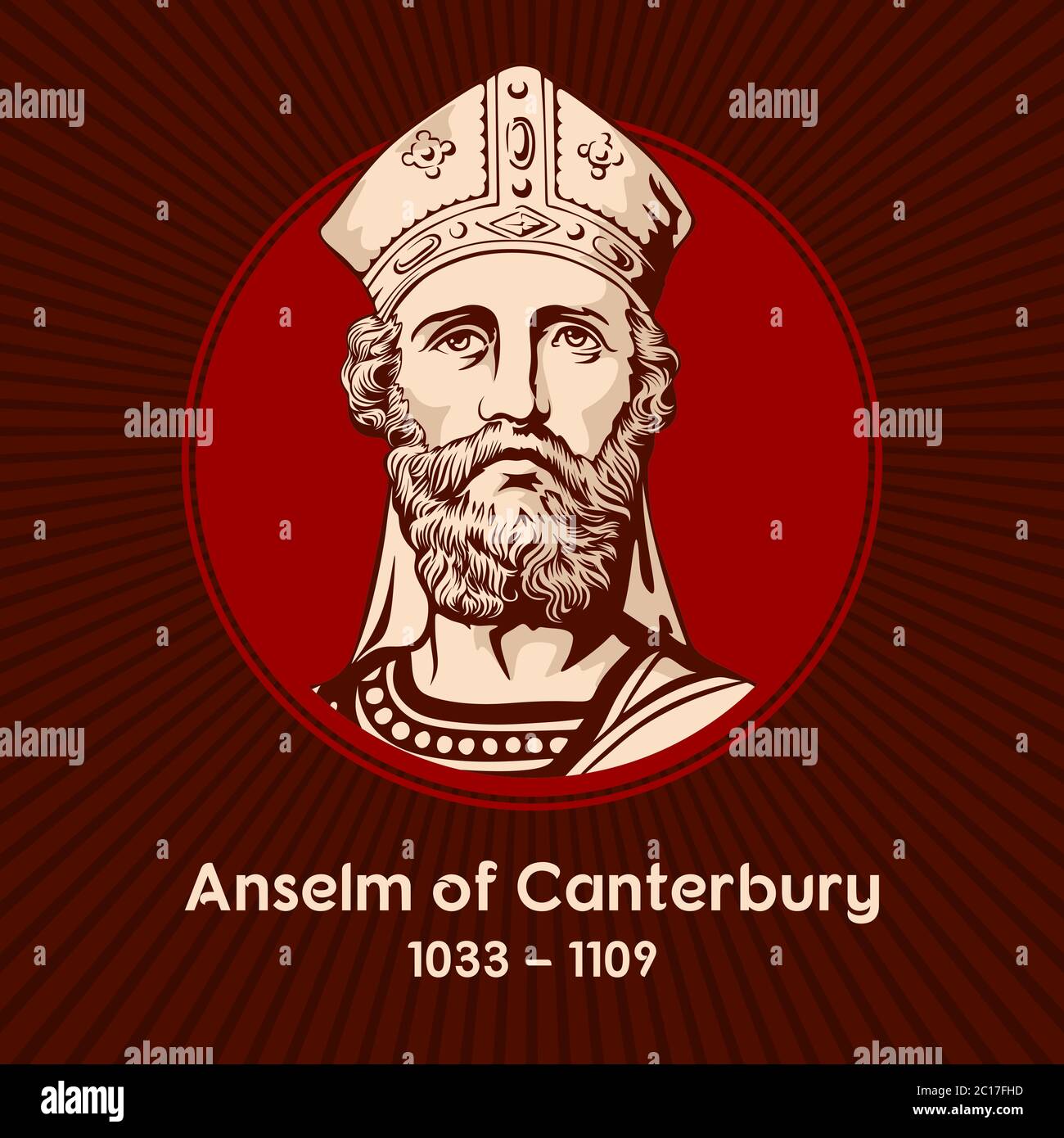 Anselm of canterbury Stock Vector Images - Alamy