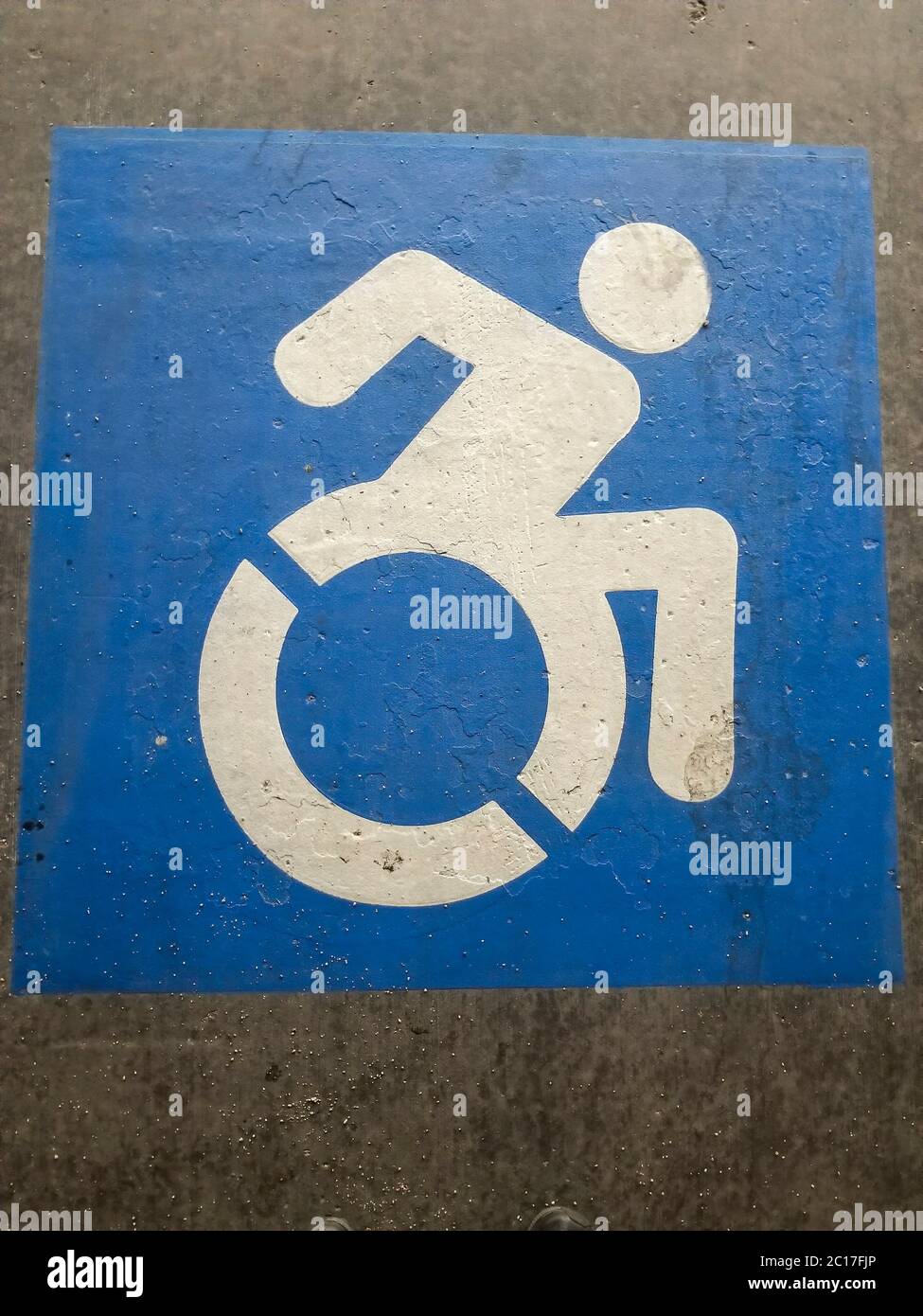 Handicapped signal hi-res stock photography and images - Alamy