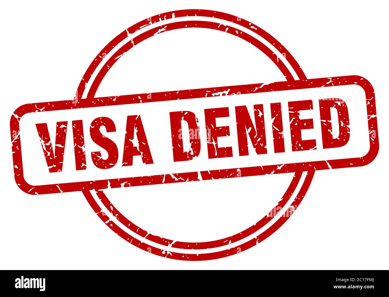 Visa denied rubber stamp hi-res stock photography and images - Alamy
