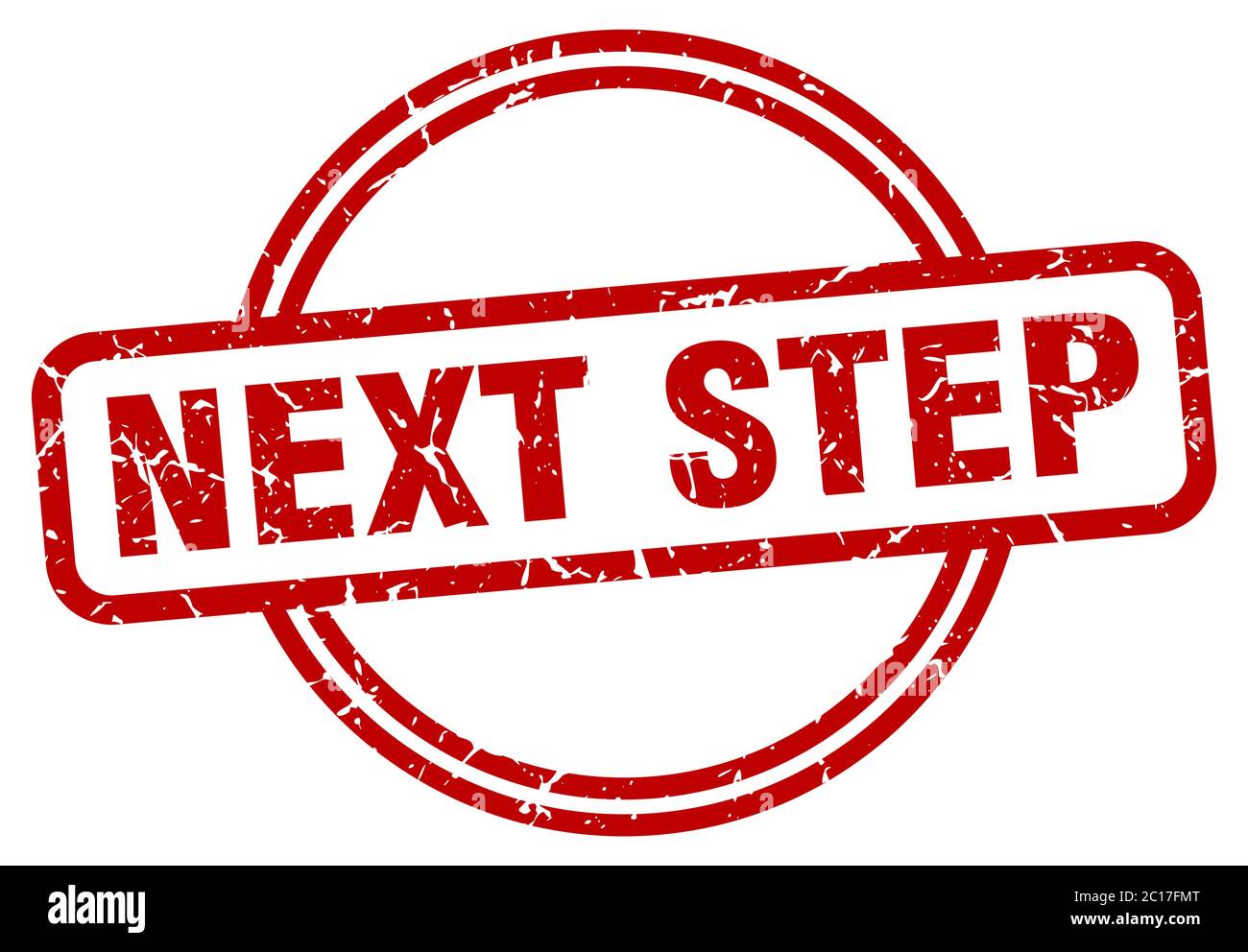 Next step stamp Stock Vector Images - Alamy