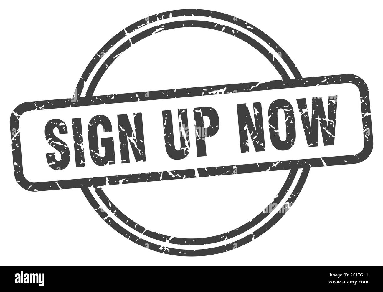 sign up now grunge stamp. sign up now round vintage stamp Stock Vector ...