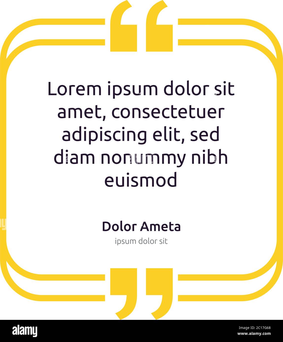 Remark quote text box poster template concept. blank empty frame ...